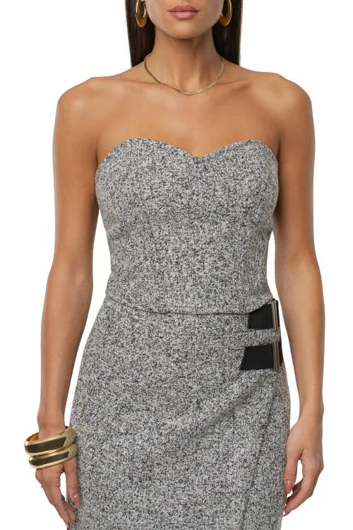 JLUXLABEL Tweed Corset