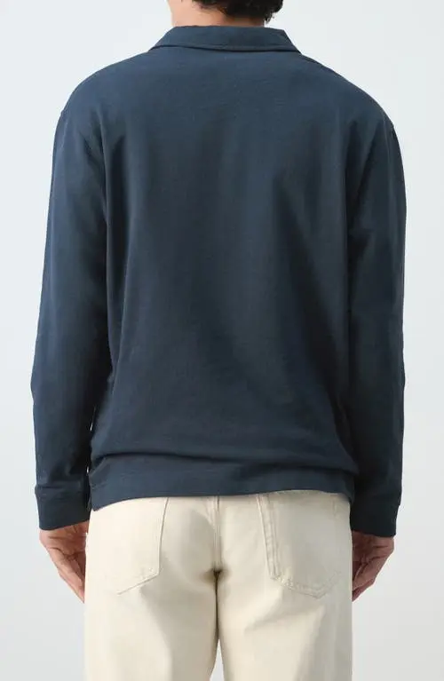 Mango Cotton Embroidered Graphic Polo