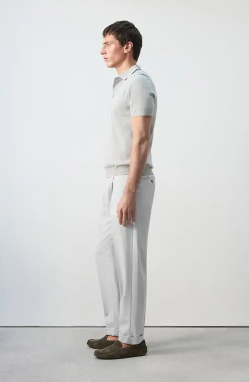 Mango Pleated Wide Leg Wool Trousers