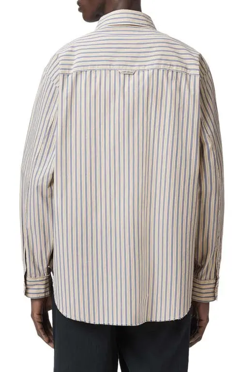 ALLSAINTS Roma Stripe Button Front Shirt
