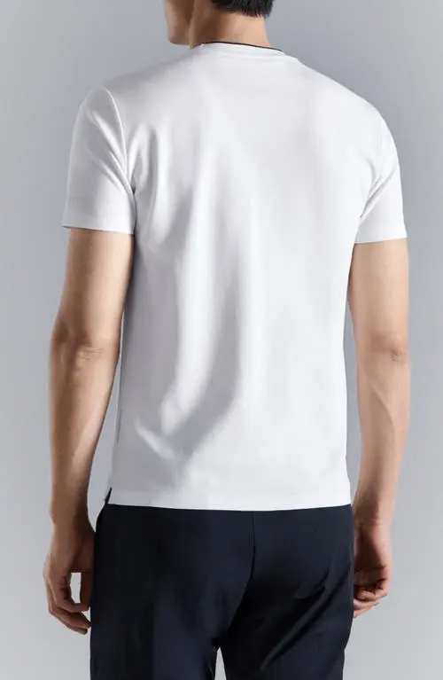 Mango Slim Fit Comfort Stretch T-shirt - White