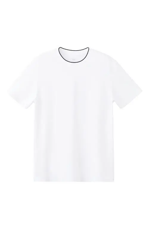 Mango Slim Fit Comfort Stretch T-shirt - White