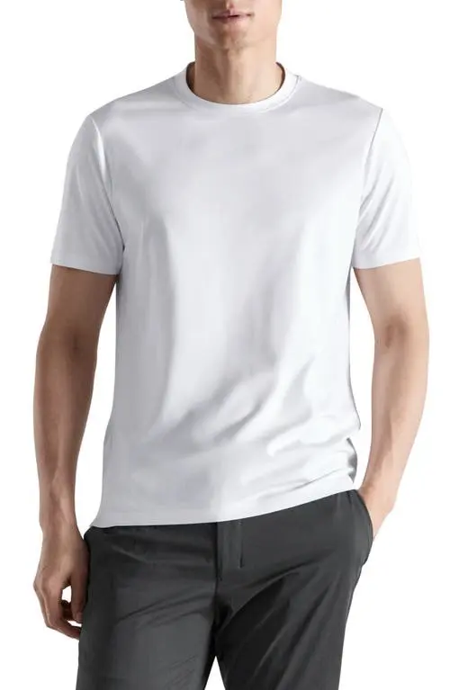 Mango Slim Fit Comfort Stretch T-shirt - White