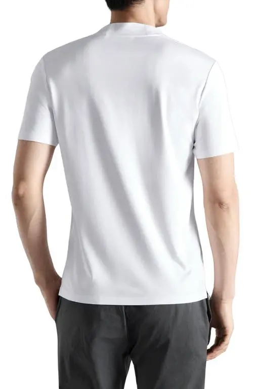Mango Slim Fit Comfort Stretch T-shirt - White