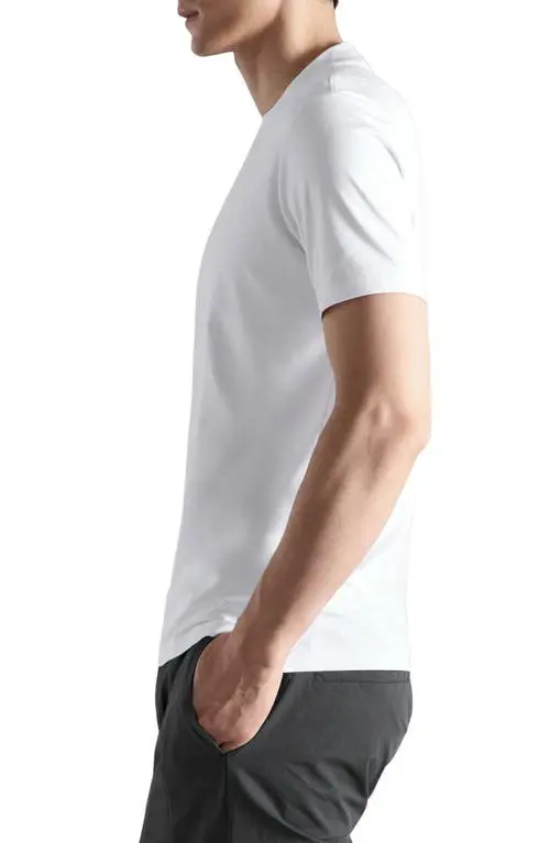 Mango Slim Fit Comfort Stretch T-shirt - White