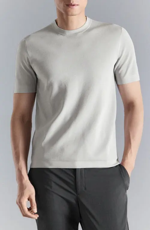 Mango Comfort Stretch Jersey T-shirt - Ice Grey