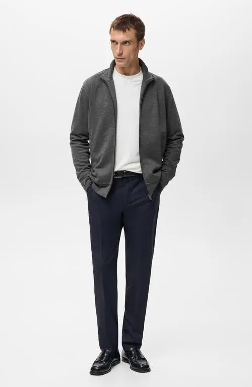 Mango Regular Fit Zip Jacket