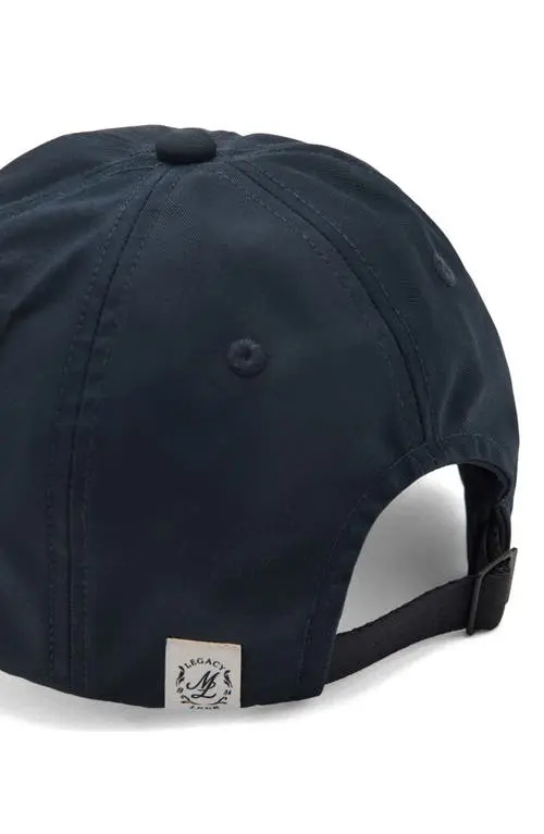 Mango Cotton Baseball Cap - Navy