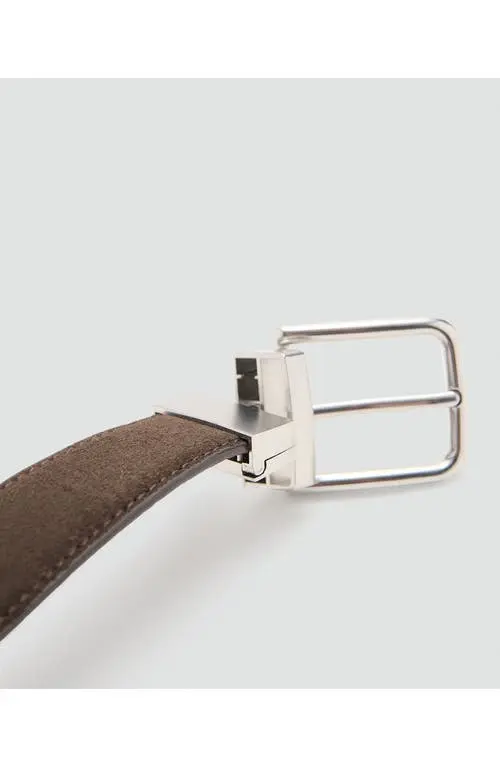 Mango Leather Belt - Brown