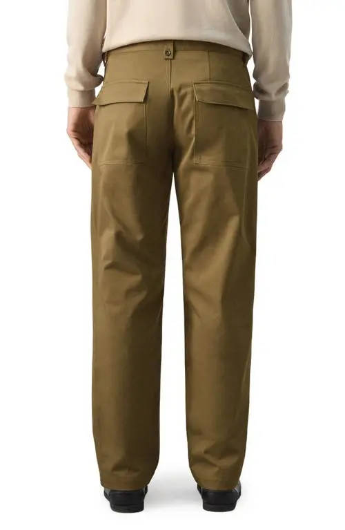 Mango Cotton Utility Trousers