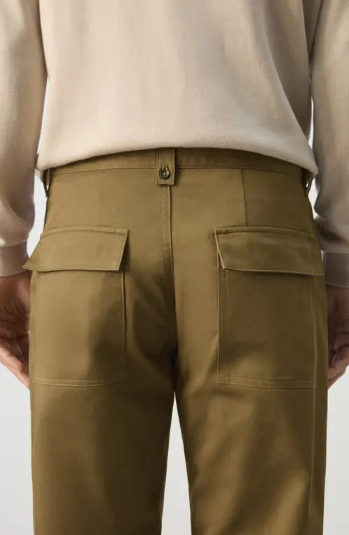 Mango Cotton Utility Trousers