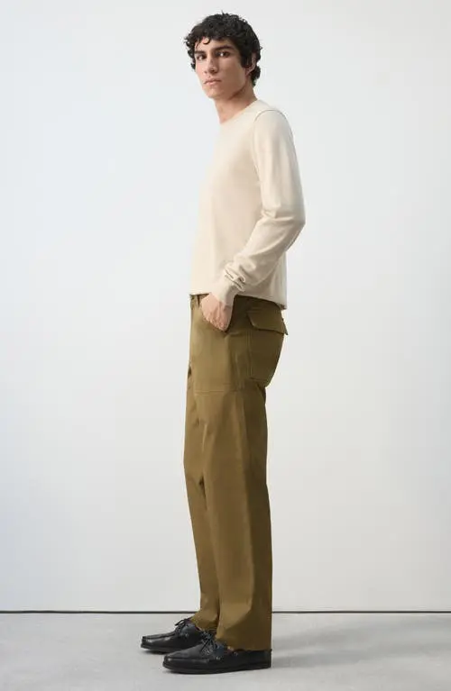 Mango Cotton Utility Trousers