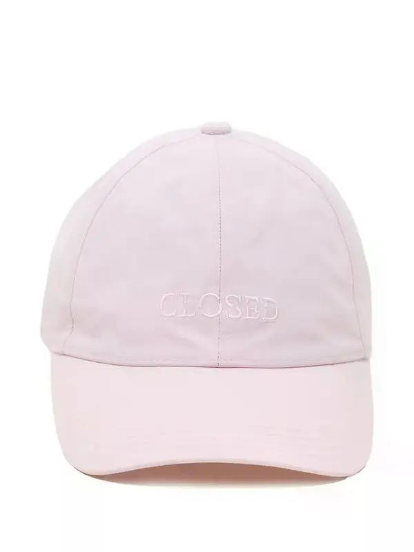 Closed Logo-embroidered Cap - Pink