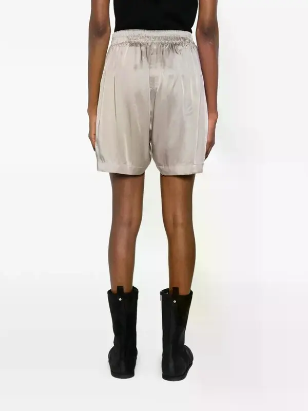 Rick Owens Pleated Drawstring Shorts