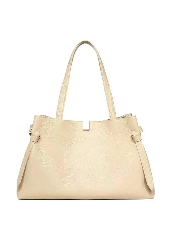 Yuzefi Gyoza Mini Pebble-grain Tote - White