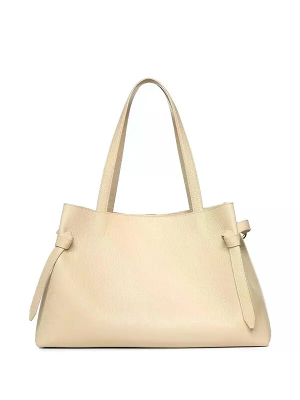 Yuzefi Gyoza Mini Pebble-grain Tote - White