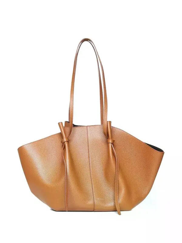 Yuzefi Mochi Pebble-grain Shoulder Bag - Brown