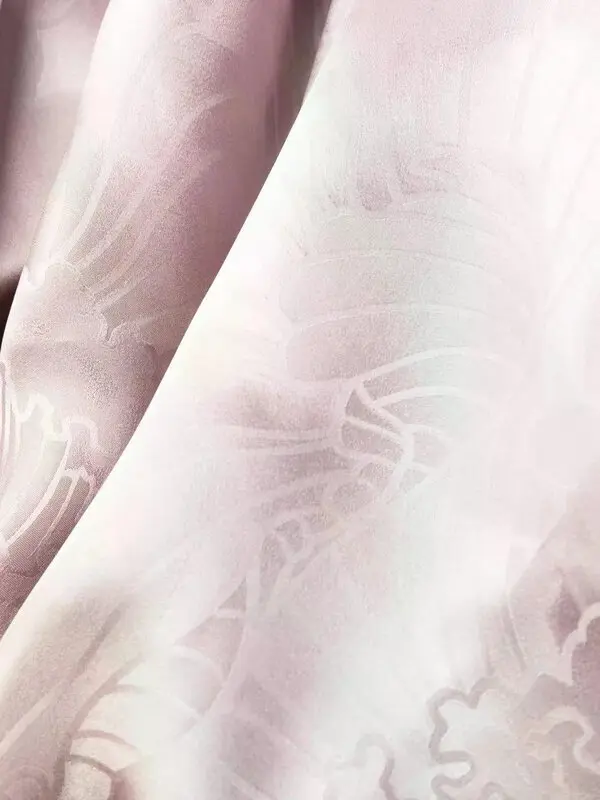 Carine Gilson Floral-jacquard Silk Nightdress