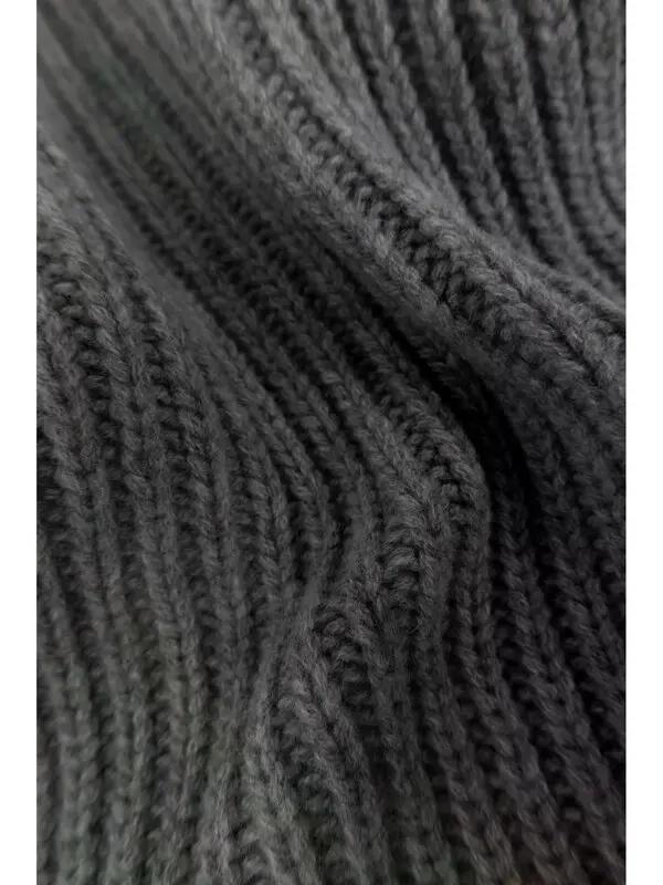 Gucci Logo-patch Knit Scarf