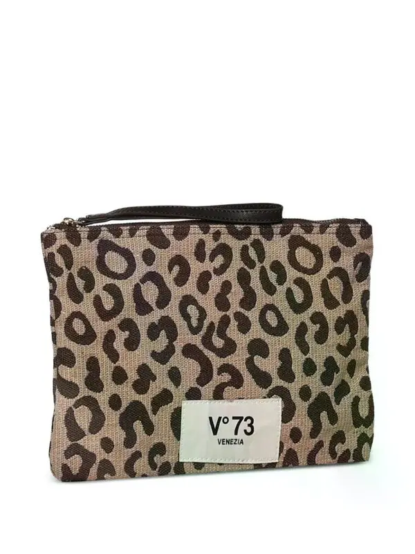 V°73 Leopard Print Make-up Bag