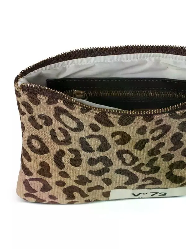 V°73 Leopard Print Make-up Bag
