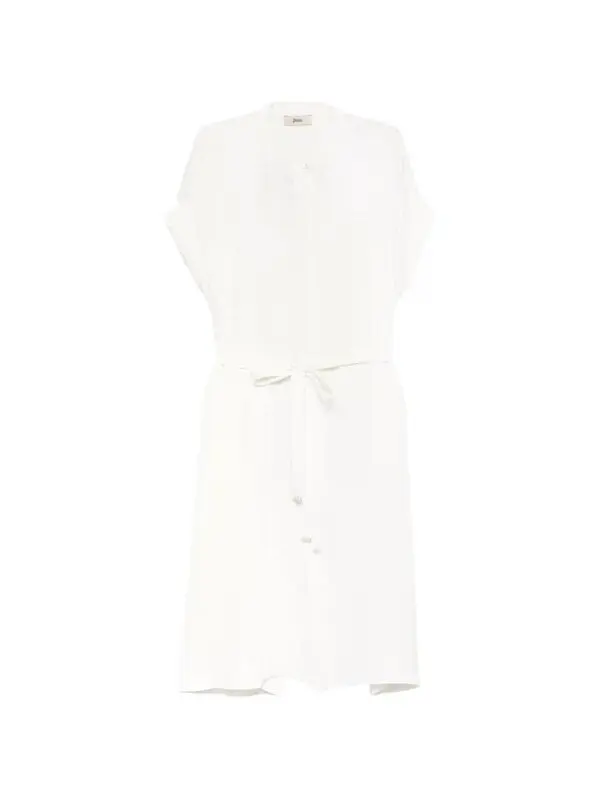 Herno Band-collar Midi Dress