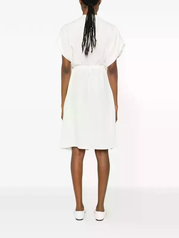 Herno Band-collar Midi Dress