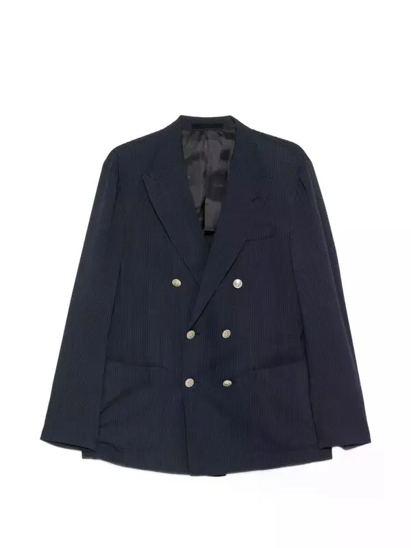 Eleventy Double-breasted Chest-pocket Suit