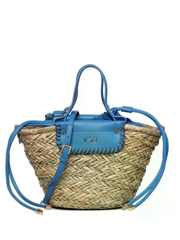 V°73 Whipstitch-trim Beach Bag