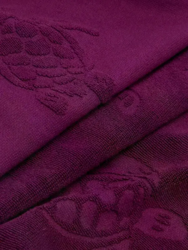 Vilebrequin Jacquard-turtle Towel - Purple