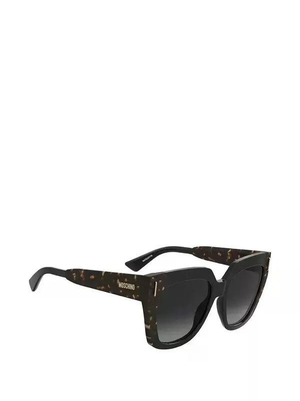Moschino Tortoiseshell Square Frame Sunglasses