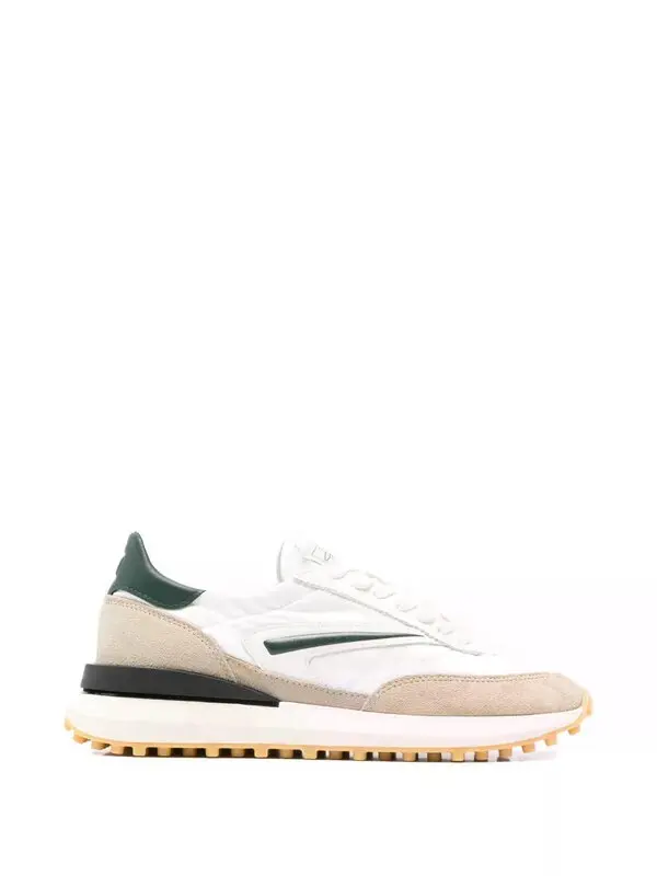 D.a.t.e. Panelled Suede-trim Sneakers - White