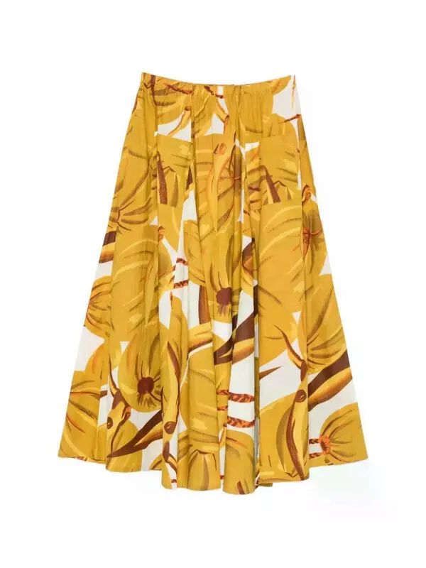 CONNOR&BLAKE Gioia Abstract-pattern Maxi Skirt