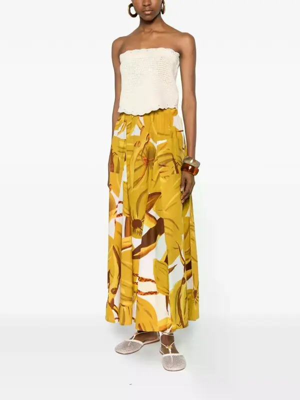 CONNOR&BLAKE Gioia Abstract-pattern Maxi Skirt