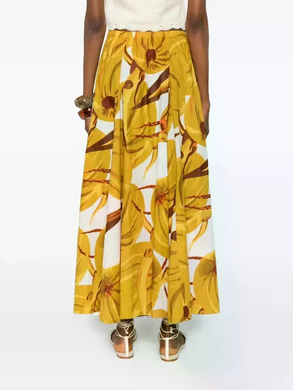 CONNOR&BLAKE Gioia Abstract-pattern Maxi Skirt