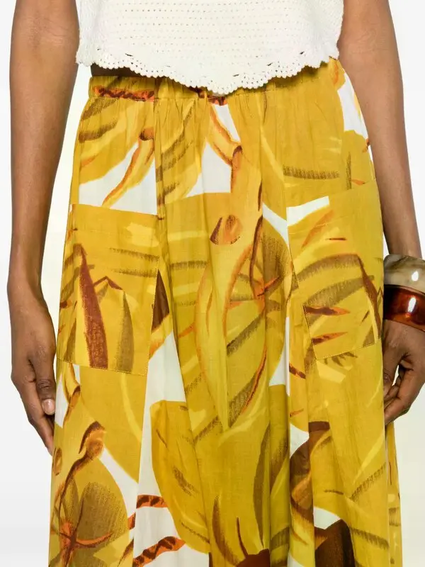 CONNOR&BLAKE Gioia Abstract-pattern Maxi Skirt