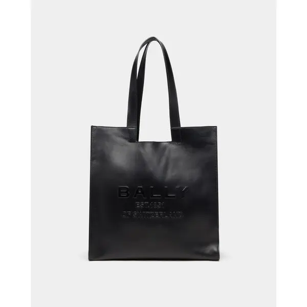 Bally Easy Leather Tote Bag - Black