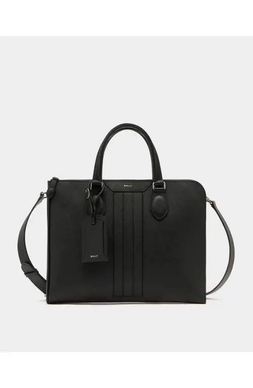 Bally Leather Beckett Briefcase - Black