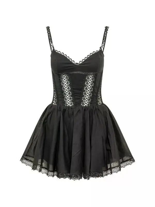 Charo Ruiz Ibiza Gardenia Mini Dress - Black