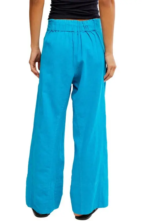 Free People Day's End Linen & Cotton Pants
