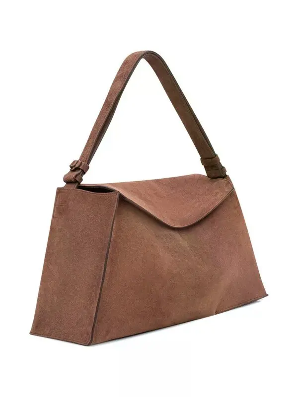 Studio Nicholson Shiboru Suede Shoulder Bag - Brown