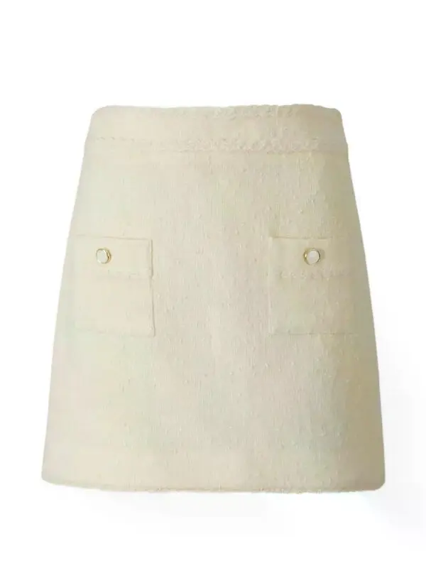 Simkhai Bouclé A-line Skirt