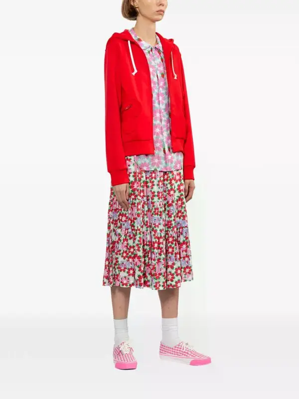 Comme Des Garçons Zip-up Hooded Jacket