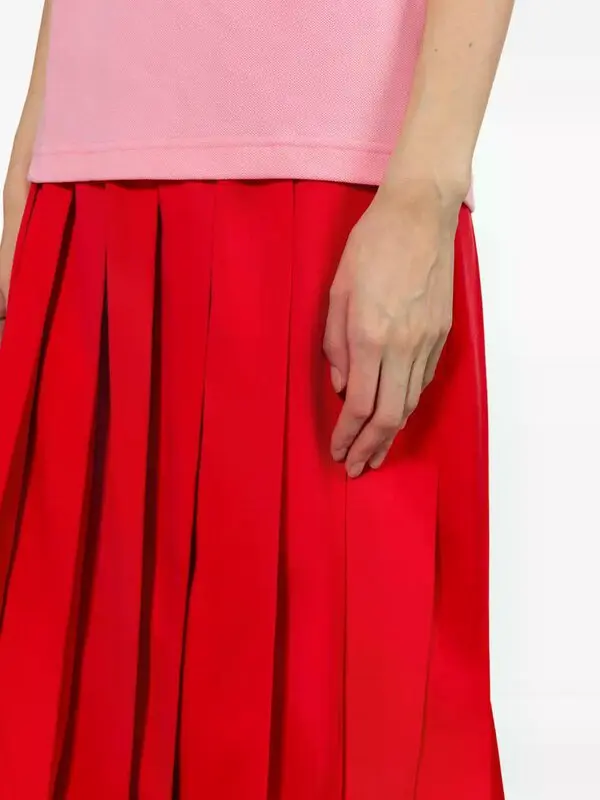 Comme Des Garçons Pleated Midi Skirt