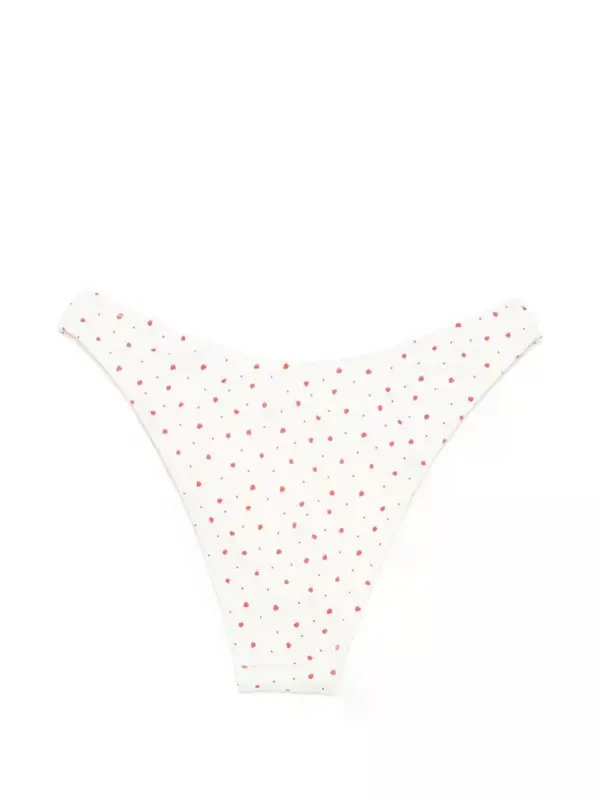 Frankies Bikinis Strawberry-print Bikini Bottom