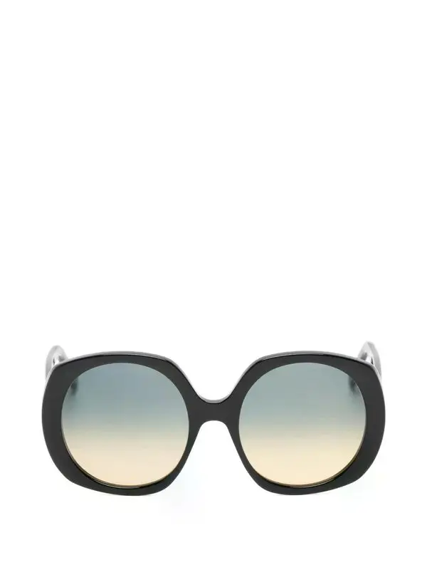 ANDY WAWA Round-frame Sunglasses - Black