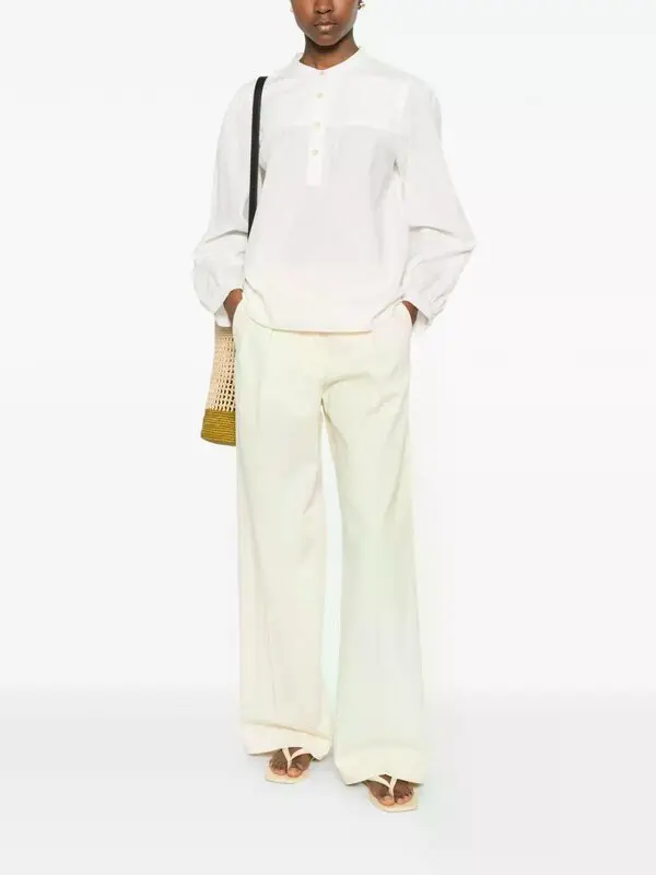 A.p.c. Gathered-yoke Blouse