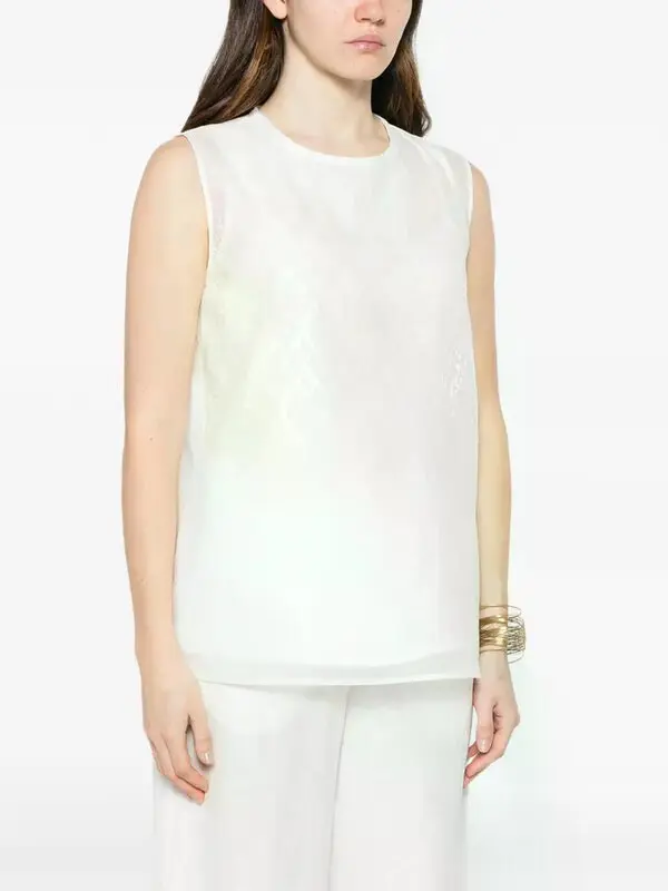 PANICALE Sequin Embellished Sleeveless Top