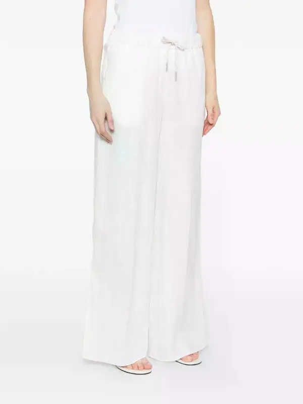 PANICALE Drawstring-waist Trousers - White
