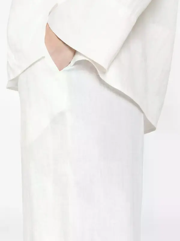 PANICALE Drawstring-waist Trousers - White